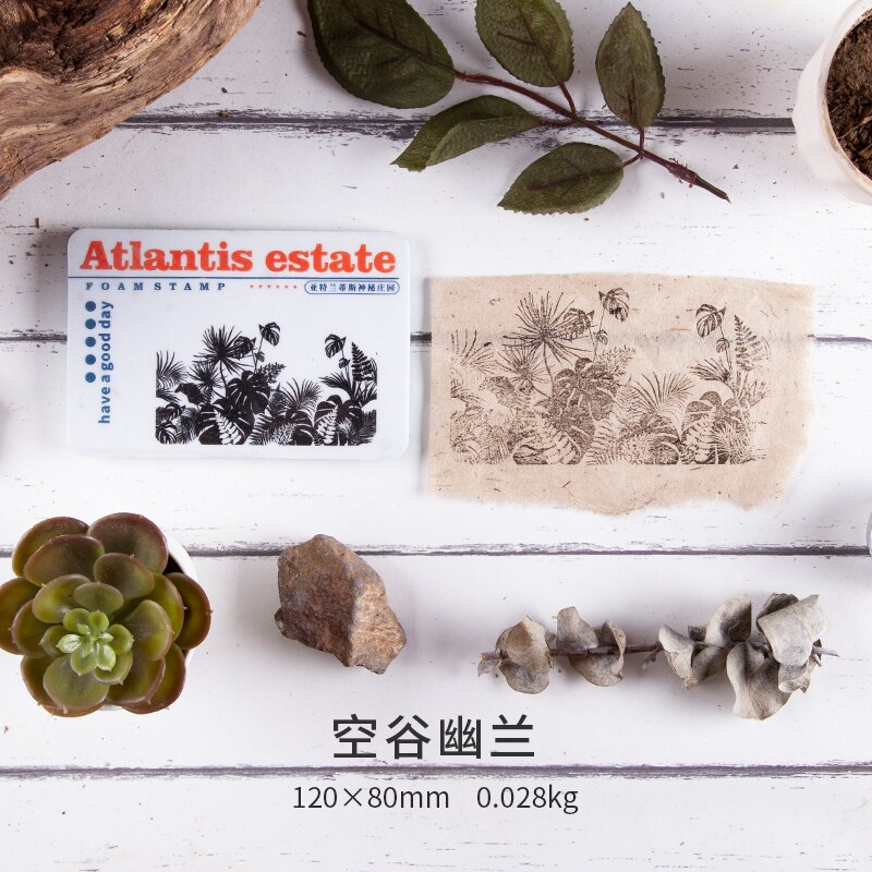 Vintage Mountains and Rivers Sponge Rubber Stamps ... – Grandado