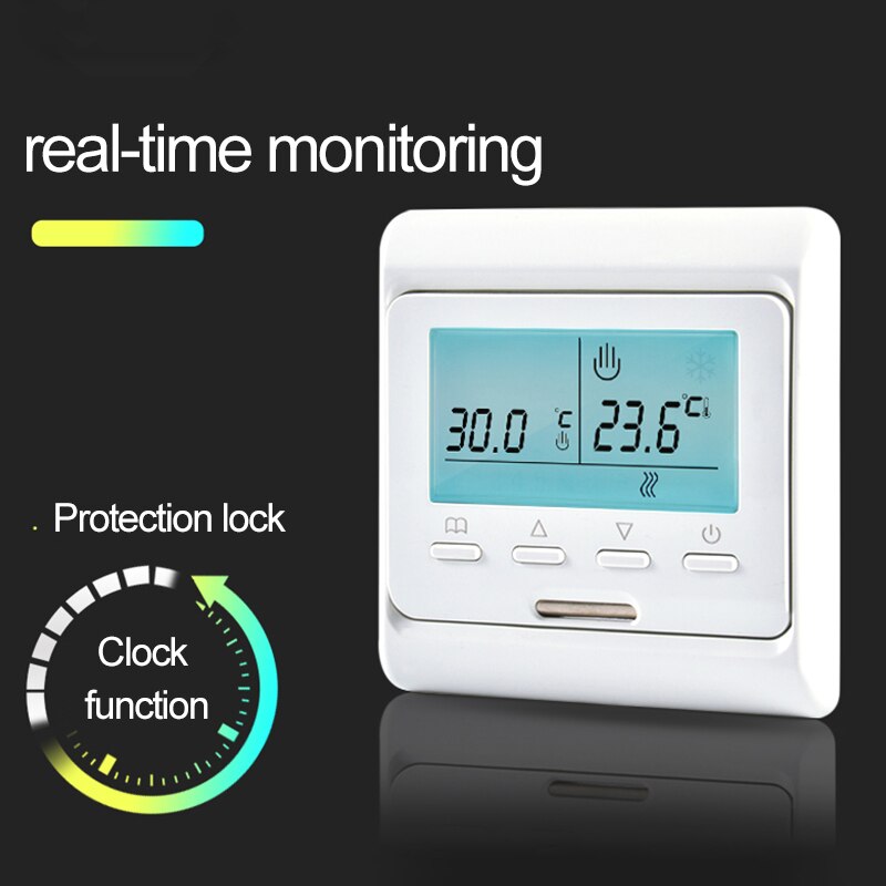 Electric Gas Boiler Heating Thermostat Programmabl... – Vicedeal