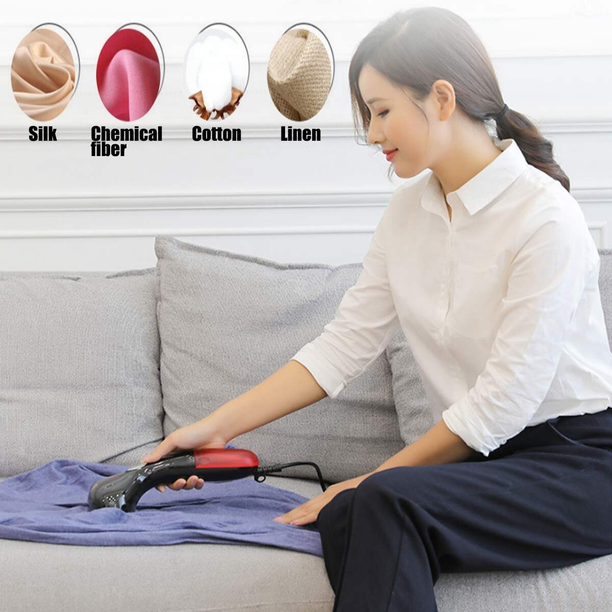 Us Plug 1500W Handheld Clothes Steamer Garment Ste... – Grandado