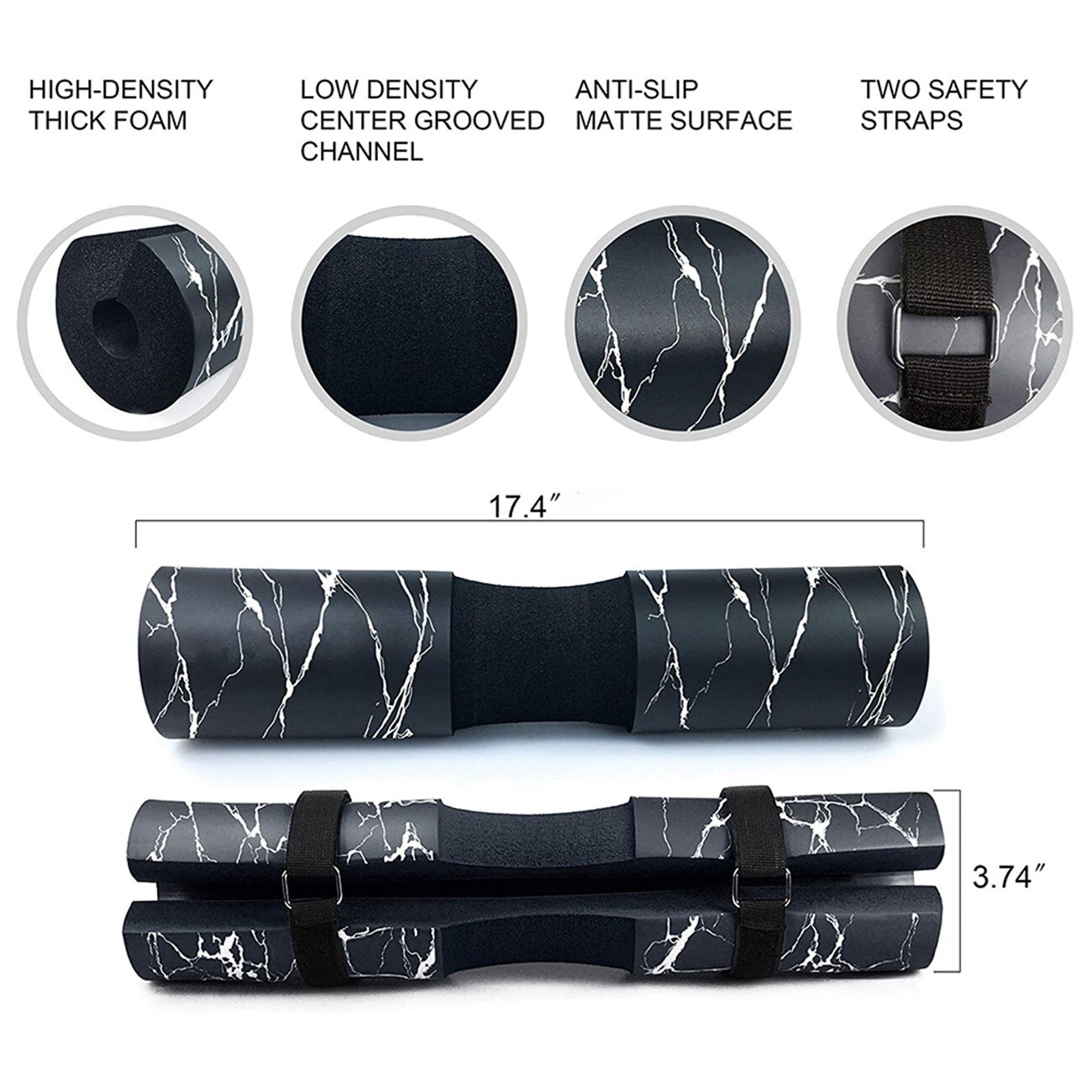 Barbell Pad for Squats, Lunges and Hip Thrusts - S... – Grandado