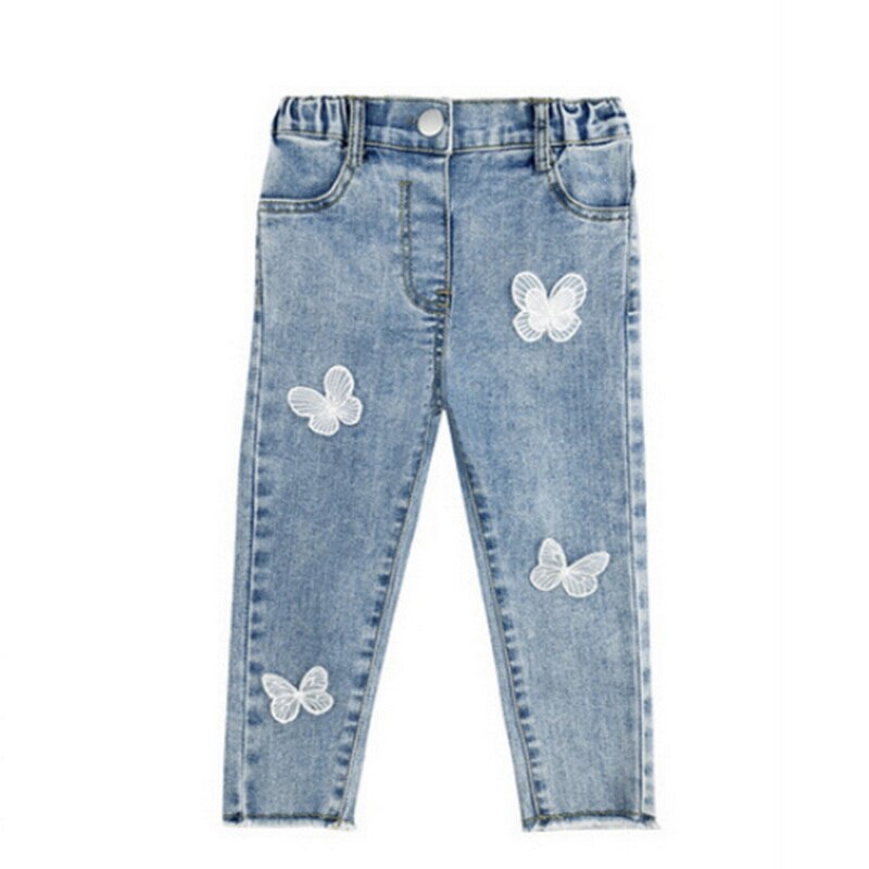Autumn Kids Girls Jeans Light Blue Slim and Tight ... – Grandado