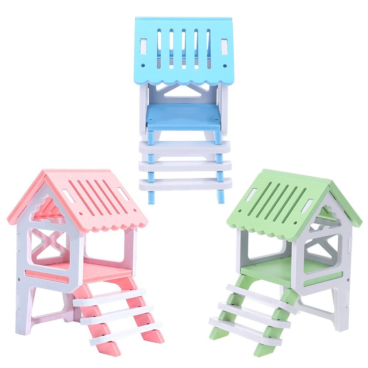 Houten Hamster Trap Slapen Huis Gouden Beer Nest B... – Grandado