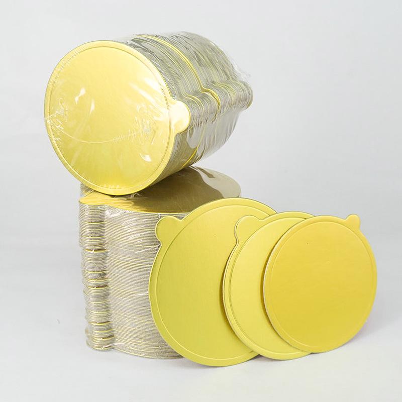 100pcs Gold Paper Cake Board Cupcake Dessert Displ... – Vicedeal