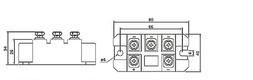 MFQ60A 1600V Silicon Controlled Module Diode Bridg... – Grandado