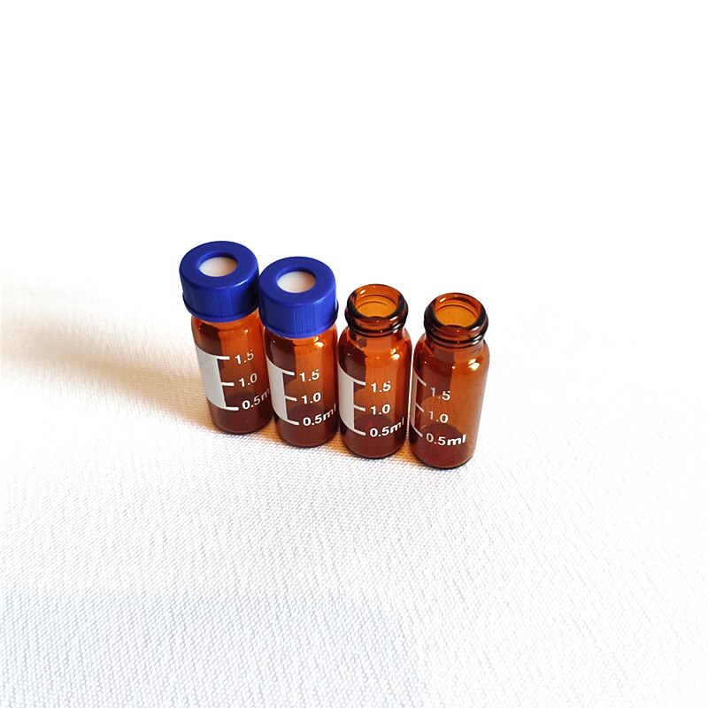 10PCS 1.5ml 2ml Amber Glass Scale Sample Vials chr... – Grandado