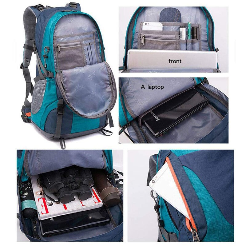 50L Outdoor Hiking Backpack Waterproof Mountaineer... – Grandado