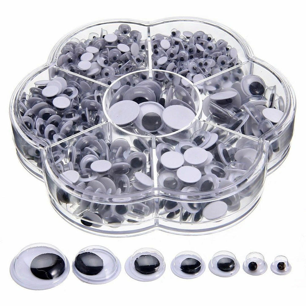 700pcs 4-12mm Googly Wobbly Wiggly Eyes Stick On T... – Vicedeal