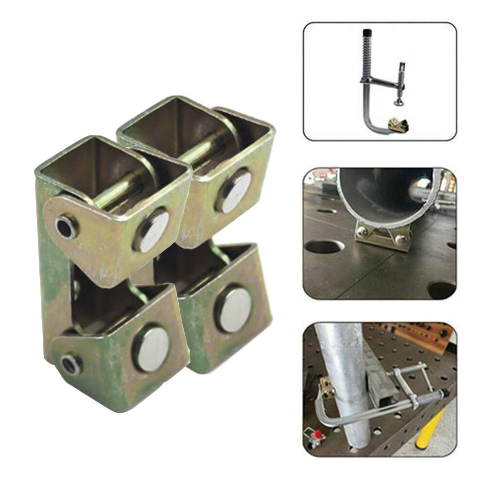 2PCS Small V-Type Magnetic Welding Clamp Tab Holde... – Grandado