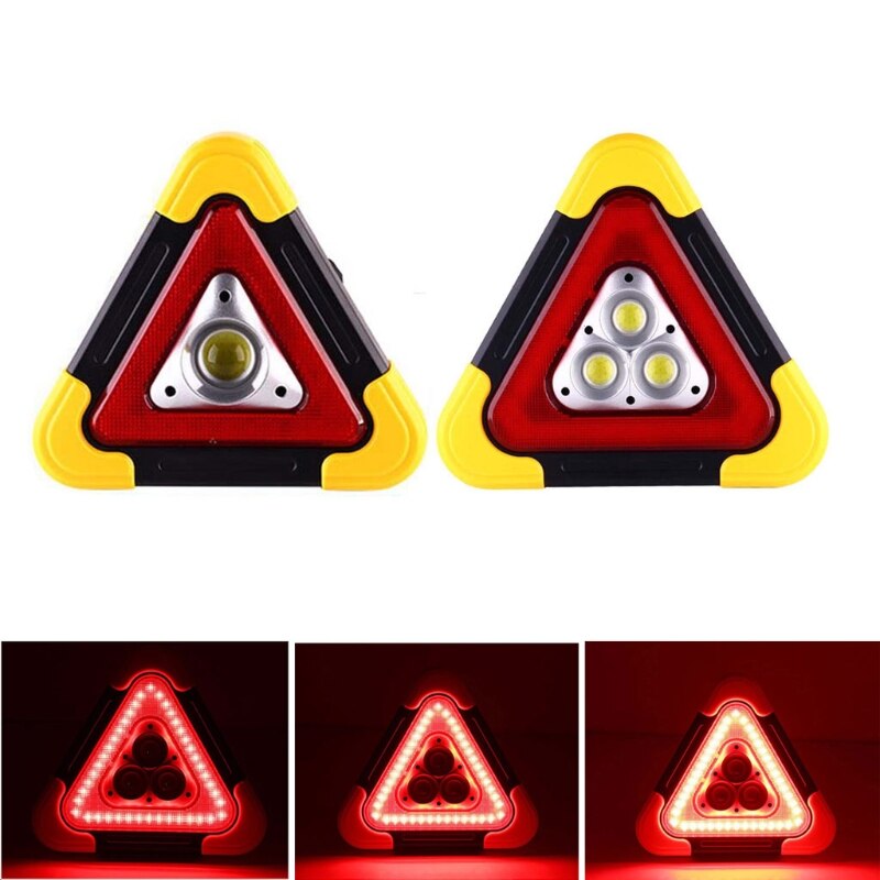 Multi Function Triangle Warning Sign Car LED Work ... – Vicedeal
