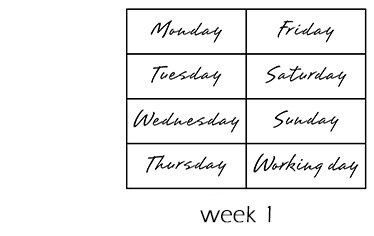 8Pcs/Set Kawaii Cute Week Month Number Stamps For ... – Vicedeal