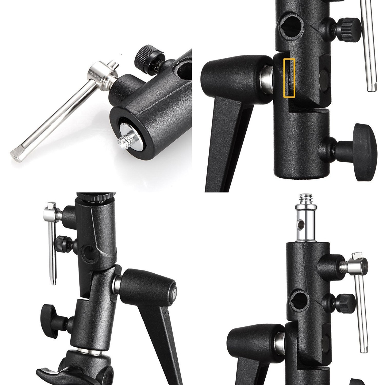 Metal Flash Lamp Holder/H-Type Base Can Hold Umbre... – Grandado