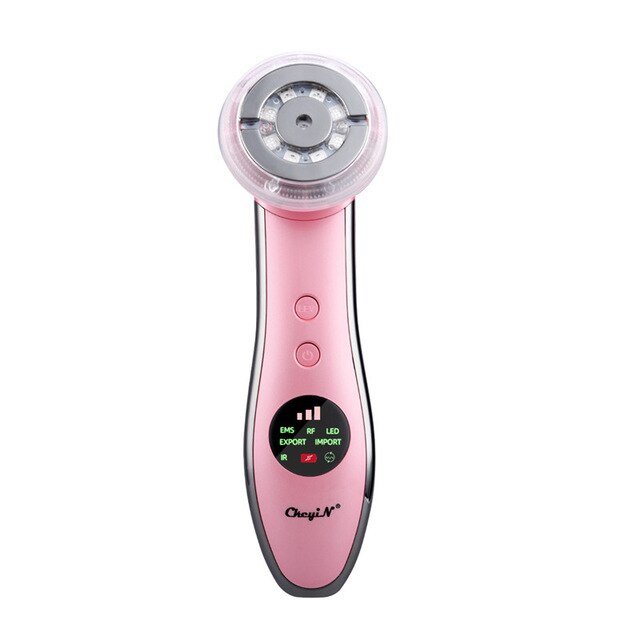 6 In 1 Ems Rf Photon Therapy Facial Massager Infra... – Grandado
