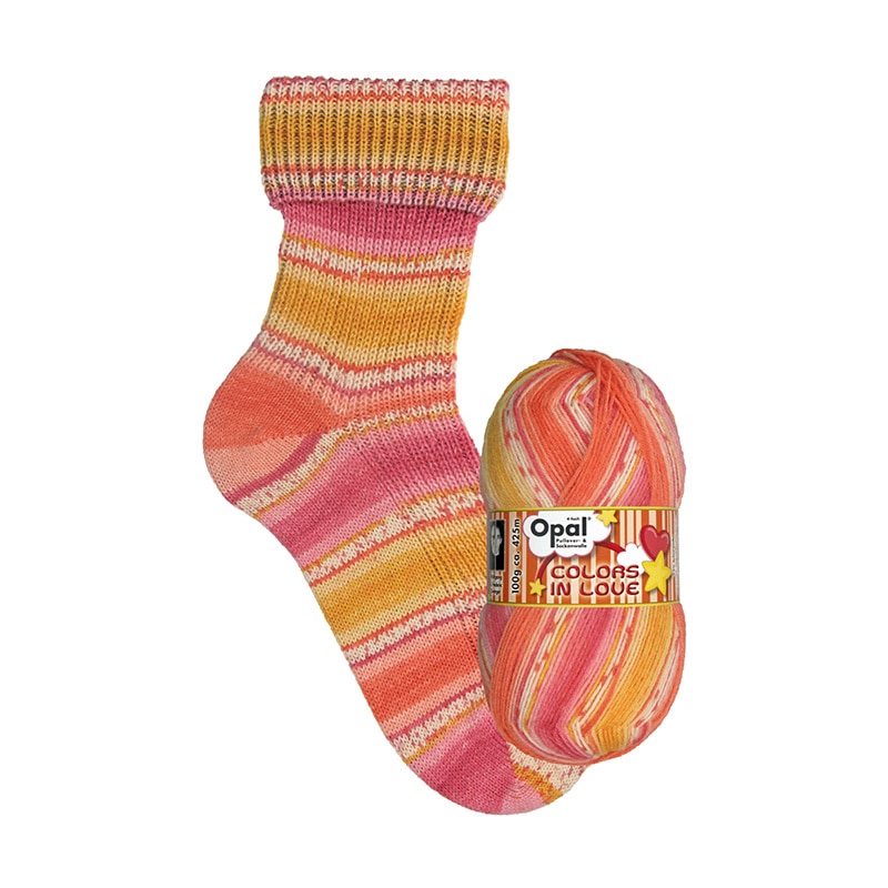 1*100g ball Opal colors in love& Sock Yarn 75% ... – Grandado