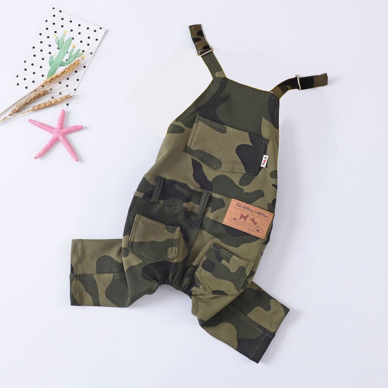 Denim Dog Clothes Pet Jumpsuits For Dog Coat Jacke... – Grandado