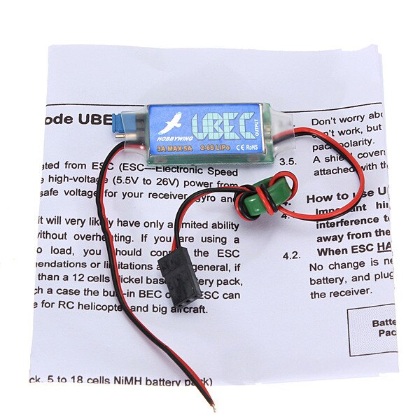 1 pièces HWBEC 3A UBEC 5V 6V max 5A le plus bas br... – Grandado