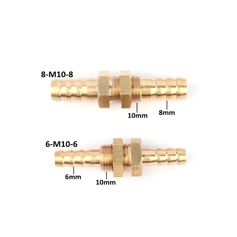 2pcs 4mm Brass Equal STraight Connector Hose Fitti... – Vicedeal