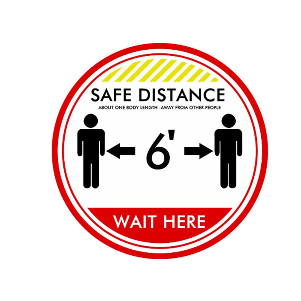 Social Distancing Ground Sticker Indoor Outdoor Fl... – Grandado