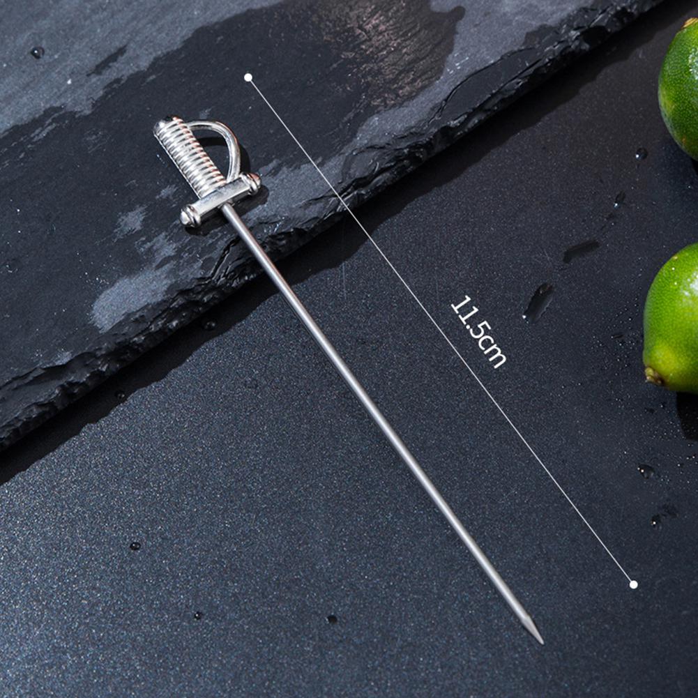 Stainless Steel Fruit Sticks Cocktail Pick Bar Too... – Grandado