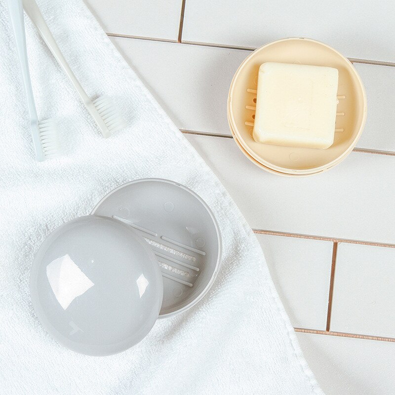 Bathroom Soap Box with Cover Plastic Travel Soap D... – Grandado