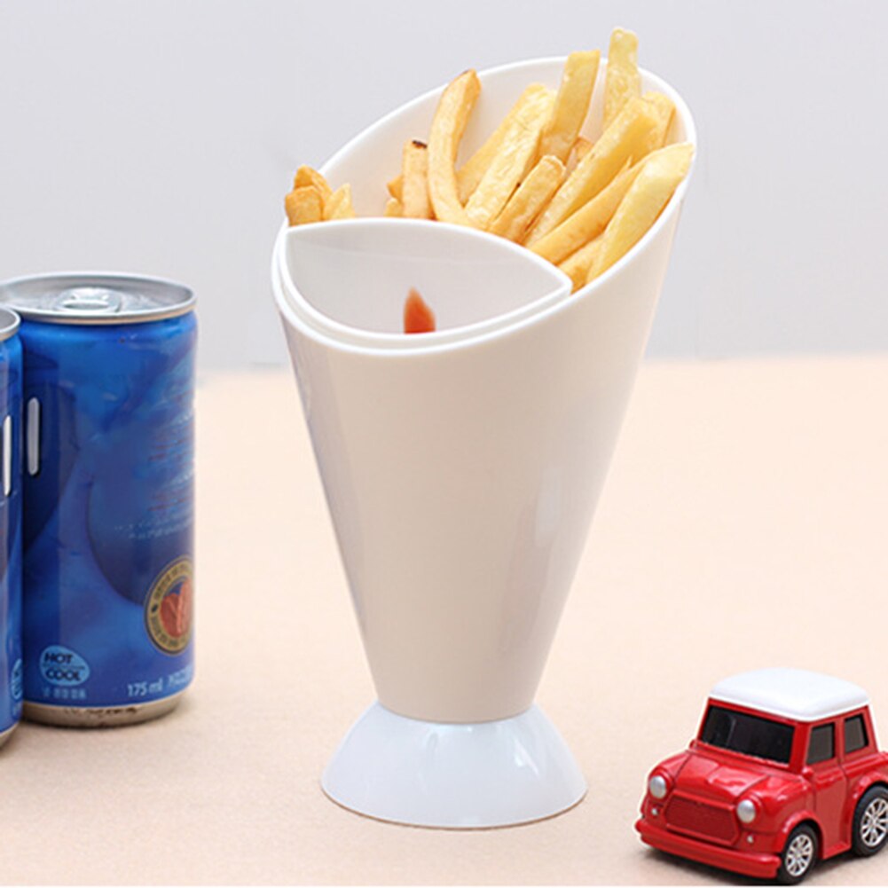 Snack Cone Stand + Remove Dip Holder for Fries Chi... – Grandado