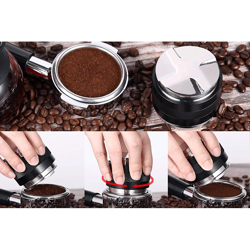 53/58mm Kaffee Distributor/leveler & Tamper, Kaffe... – Vicedeal