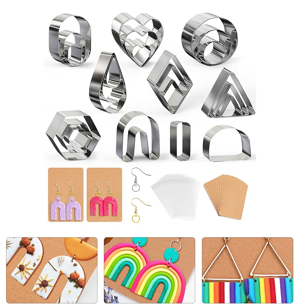 1 Set of Clay Cutters Earring Making Tools DIY Too... – Vicedeal