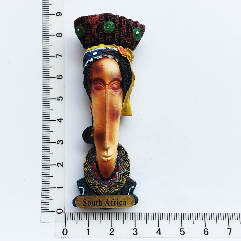 Handmade Painted South African Black Bride Tourism... – Grandado