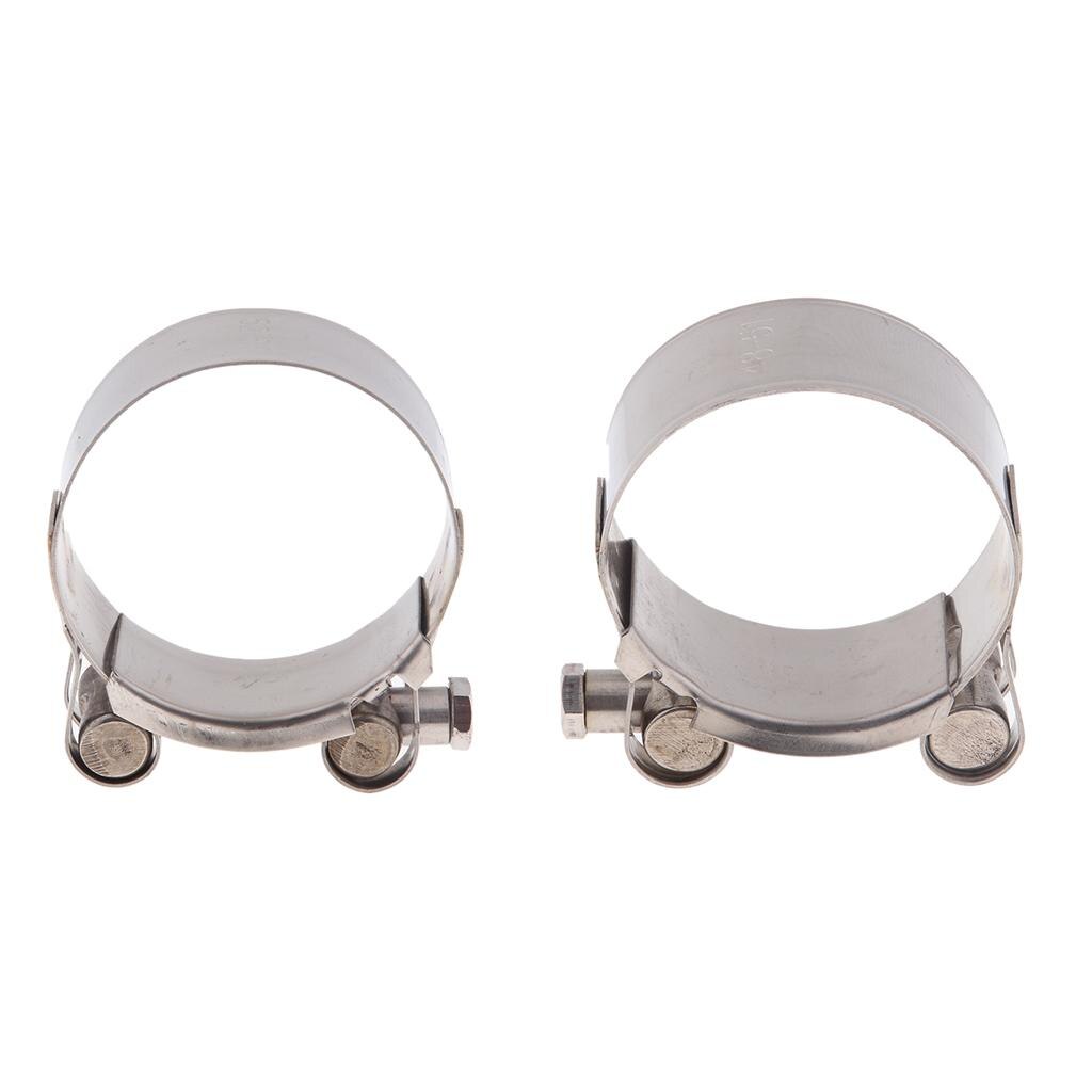 Stainless Steel Motorcycle Exhaust Clamp Clips Var... – Grandado