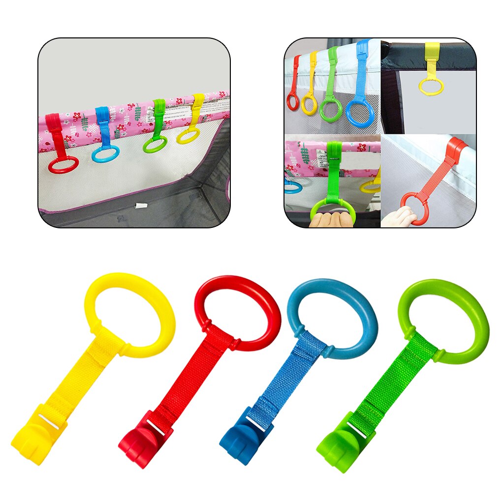 ABS Baby Learning Walk Crib Pull Up Ring Portable ... – Vicedeal