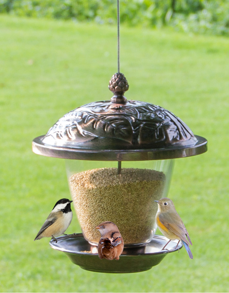 Wild bird feeder europæisk stil udendørs tube bird... – Grandado