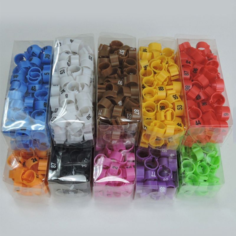 100 stuks nummerherkenning vogelvoetring soort ide... – Vicedeal