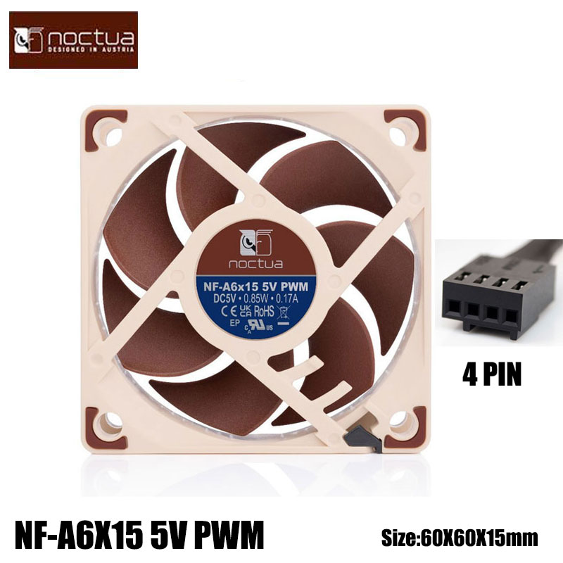 Noctua NF-A6X15 Quiet cooling fan，60x60x15mm/SSO2 ... – Grandado