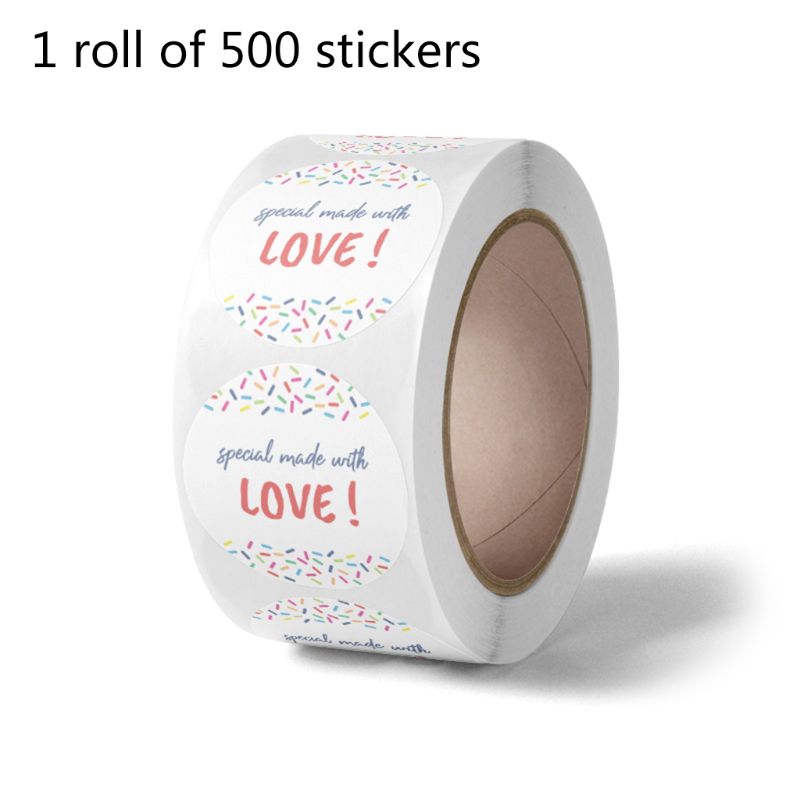500pcs Special Made with Love Sticker Seal Label f... – Grandado