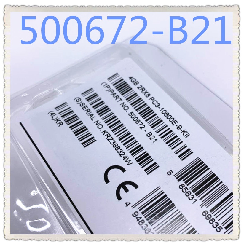 500672-B21 500210-071 4G PC3-10600E ECC Ensure in ... – Grandado