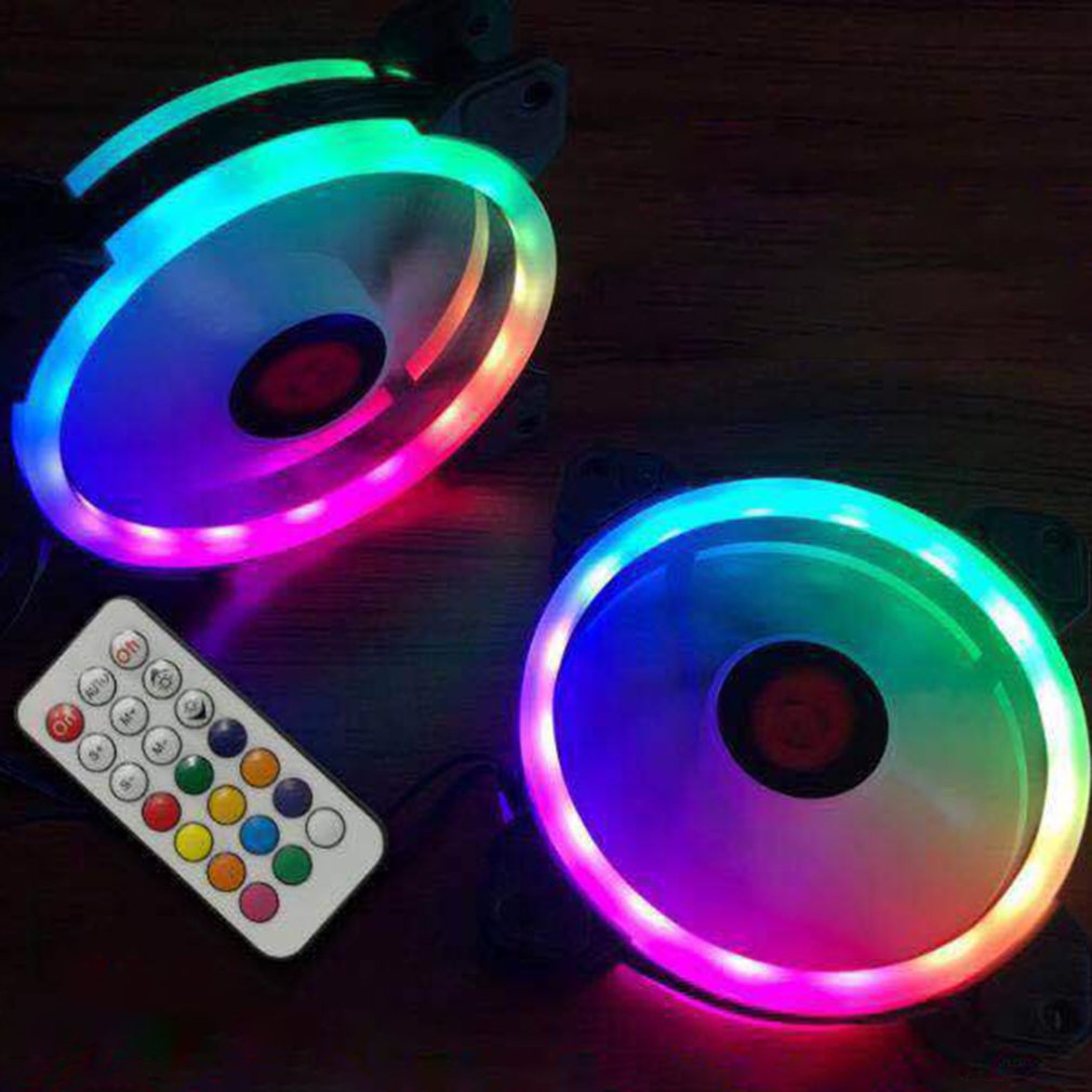 12Cm Dual Aurora Dual Diafragma Fan Rgb Case Fan P... – Vicedeal