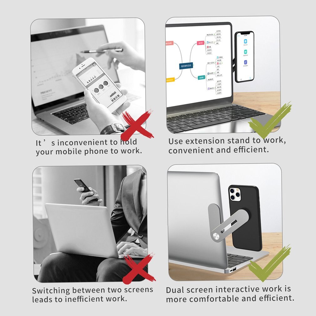 Laptop Stand Magnetic Screen Support Side Mount Co... – Vicedeal