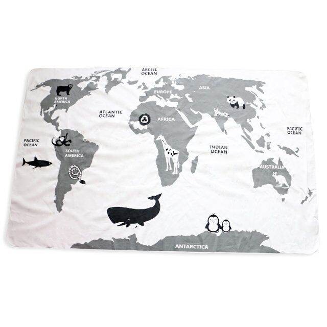 Baby Play Mats World Map Adventure Children'S Game... – Grandado