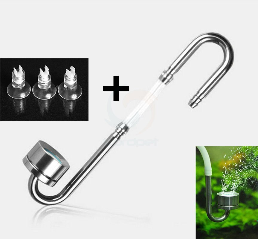 Acuario mini difusor con tubo de acero inoxidable ... – Grandado