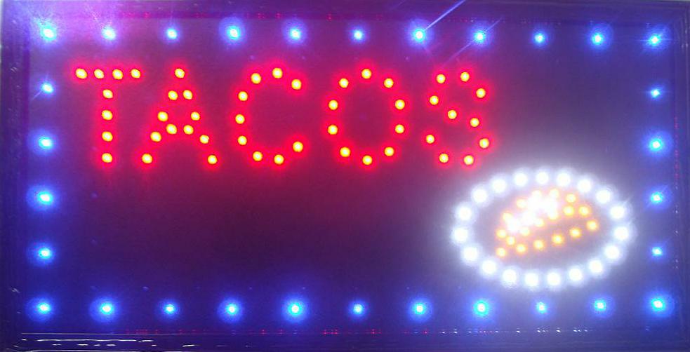 direct selling led sign 10*19 inch semi-outdoor Ul... – Grandado