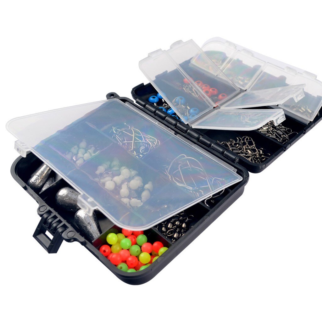 177PCS Fishing Accessories Kit Set With Fishing Ta... – Vicedeal