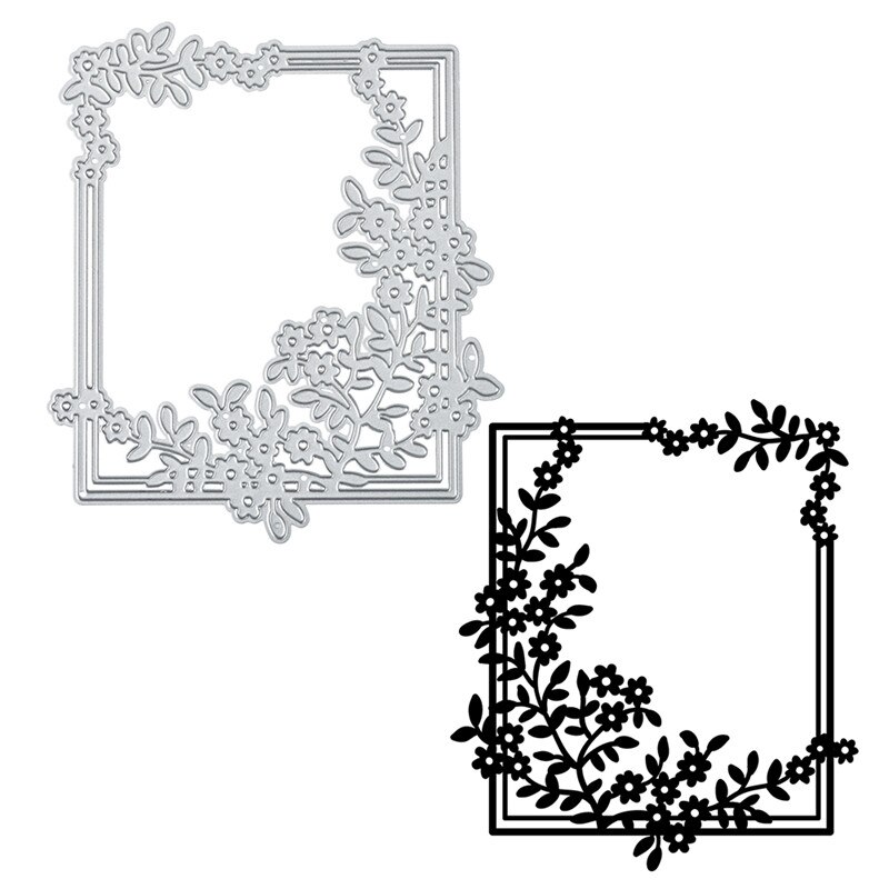 Kokorosa Flower Frame Dies Metal Cutting Dies for ... – Vicedeal