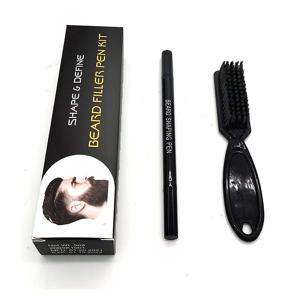 2 in 1 Hair Moustache Beard Filler Pen Sharpen &am... – Grandado