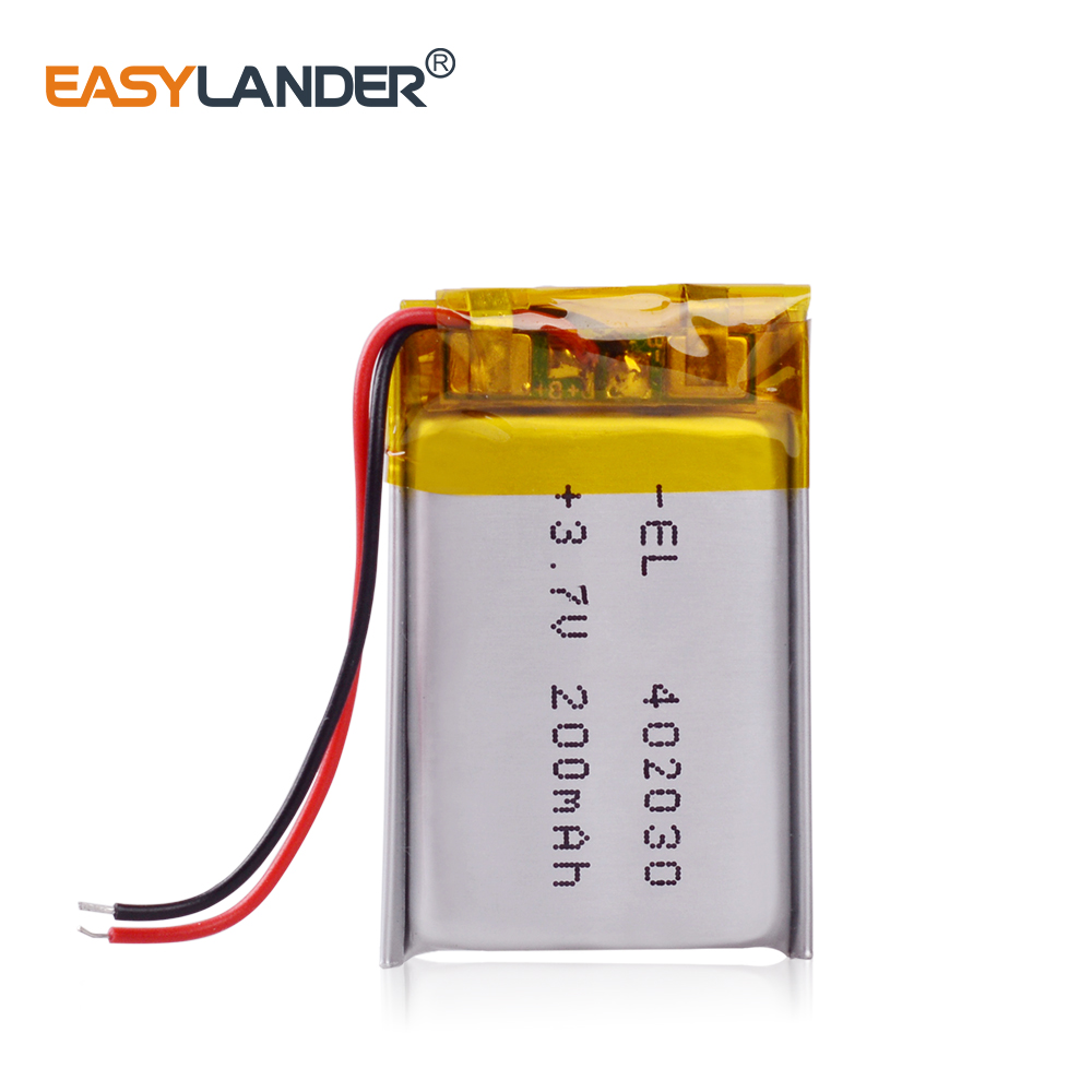 3.7V 200mAh 402030 Battery 042030 Li-polyester Rec... – Vicedeal