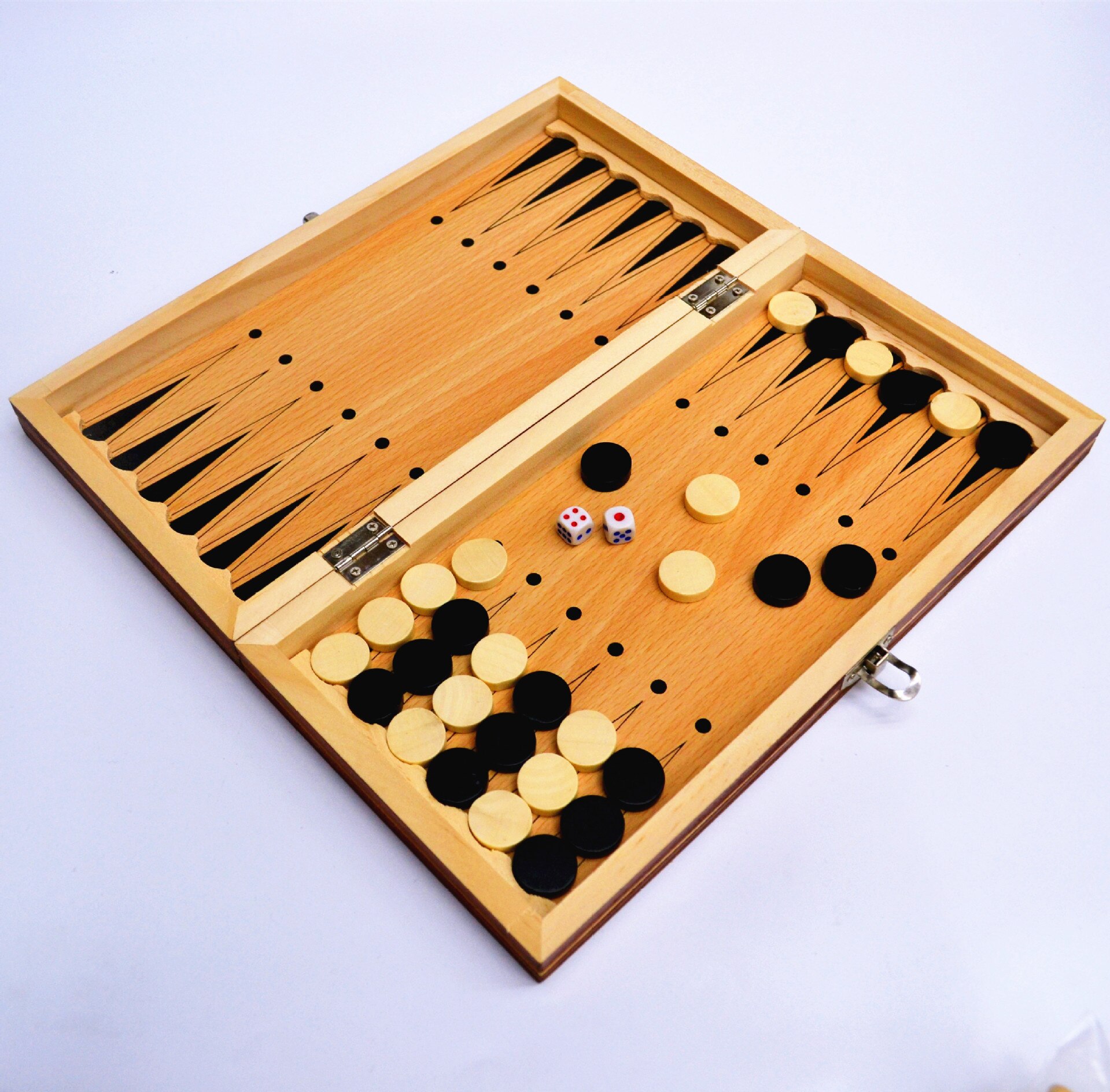 3-in-1 Chess Magnetic Backgammon Checkers Set Fold... – Grandado