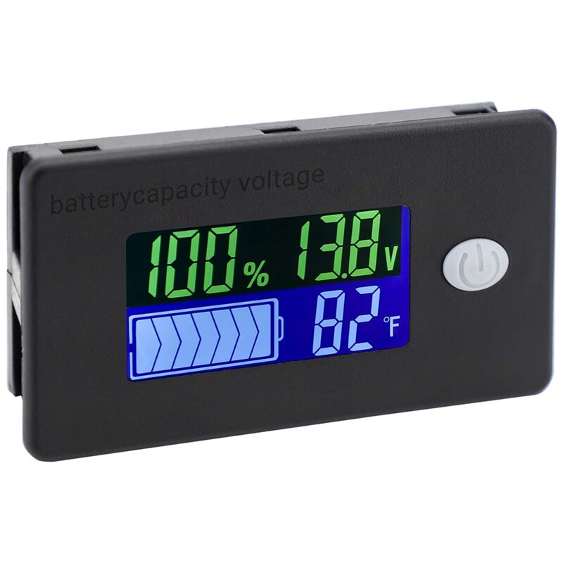 Battery Capacity Monitor,10-100V Battery Meter, 12... – Grandado