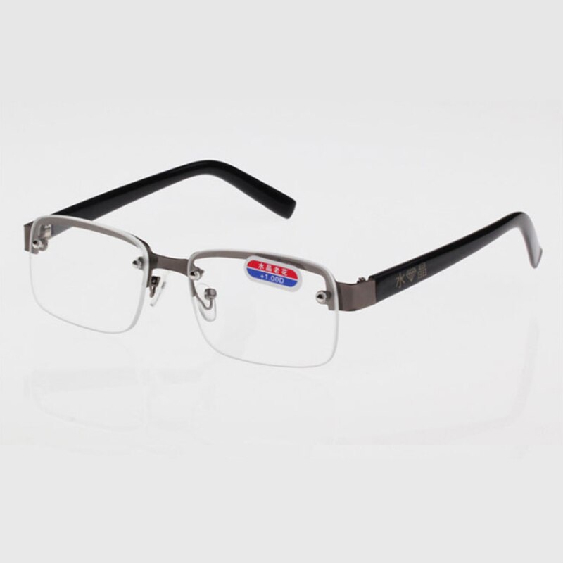 Classic Glass Reading Glasses Men Punching Framele... – Grandado