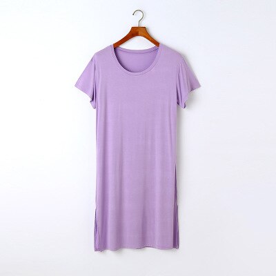 Modal cotton nightgown women outer wear night dres... – Grandado