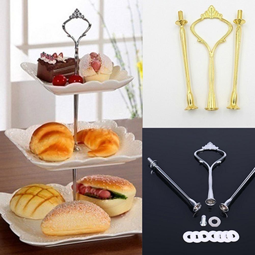Multi-Style 3 Tier Hardware Crown Cake Plate Stand... – Vicedeal