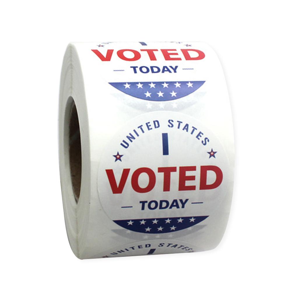 500pcs/roll I Voted Today Stickers 1.5 Inch Round ... – Vicedeal