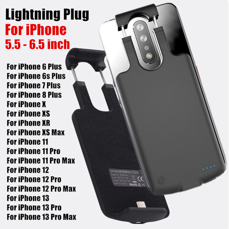 10000mAh Universal Power Bank Cover For iPhone 5.5... – Grandado
